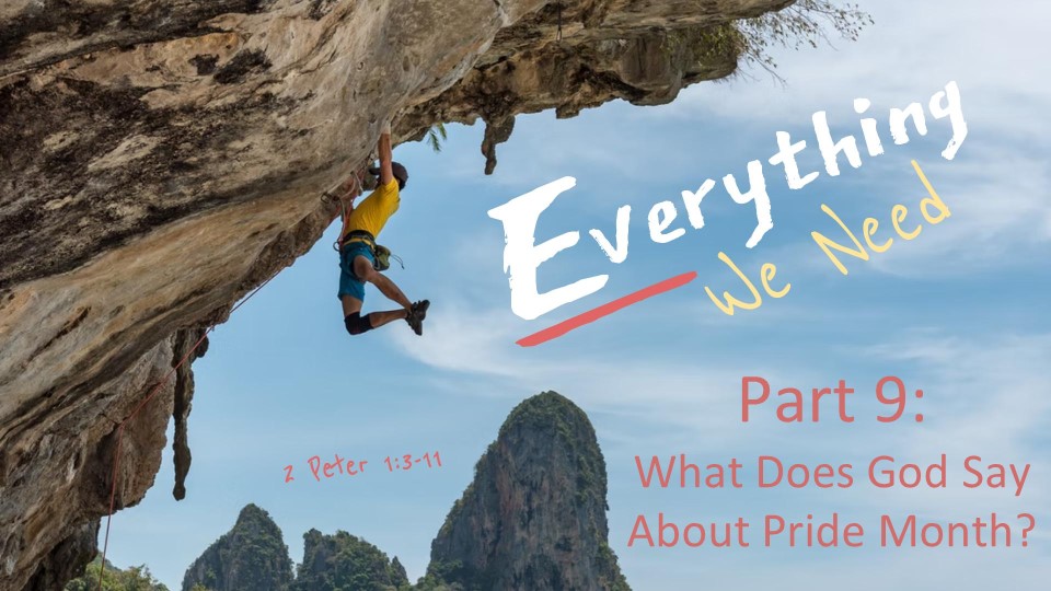 Everything We Need: What Does God Say About Pride Month - Greg Russell ...